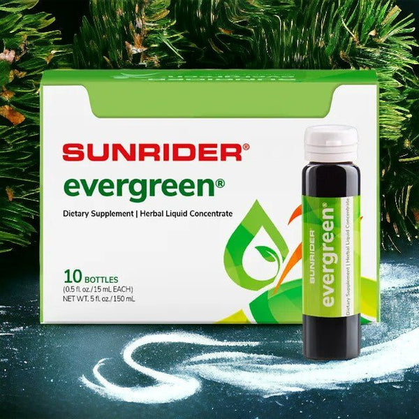 NOW AVAILABLE Evergreen | Liquid Chlorophyll Herbal Beverage by Sunrider