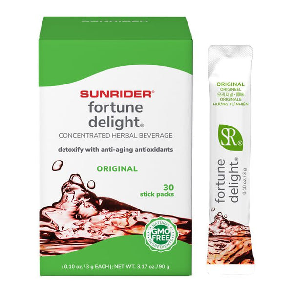 NOW AVAILABLE Fortune Delight Natural Instant Herbal Tea by Sunrider